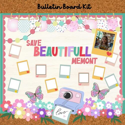End of the Year Memories Bulletin Board | Editable Classroom Display Kit