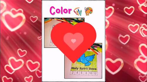 Pentecost Craft Agamograph Art Activities Coloring Poster 3D Holy Spirit