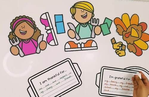 I am Thankful for Thanksgiving Craftivity Bulletin Board Turkey Writing ...