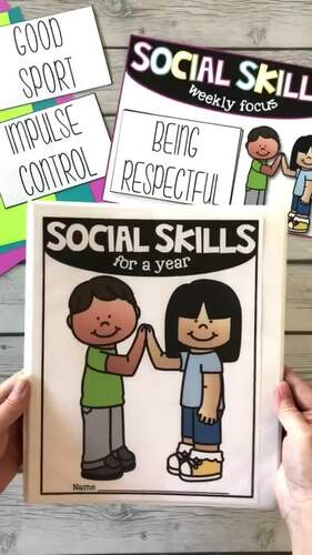 Social Skills For A Year {A Year-long Curriculum} | TPT