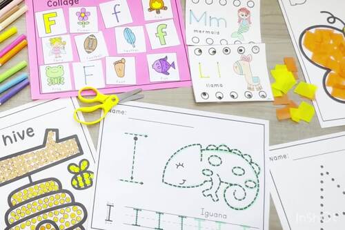 Fine Motor Activities - Alphabet Letter Recognition & Beginning Sounds ...