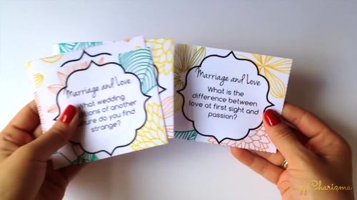 Conversation Starters about Love and Marriage ESL Activities by ...