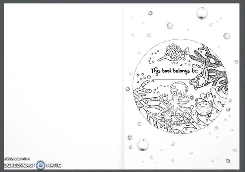 Ocean Friends Colouring Book by Engaged in Art | TPT