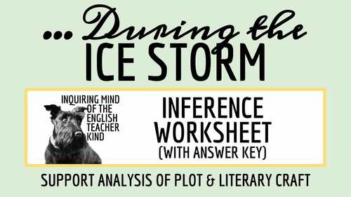"What Happened During the Ice Storm" by Jim Heynen Literary Analysis ...