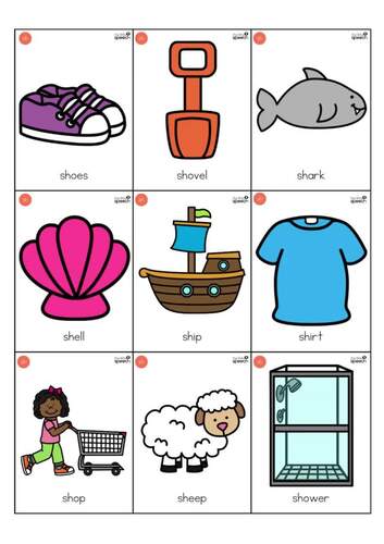Stopping of Strident SH - Cycles Approach Activities for Speech Therapy