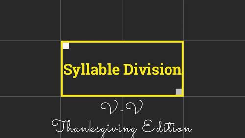 Thanksgiving VV SOR Orton Gillingham Syllable Division Turkey Day BOOM ...