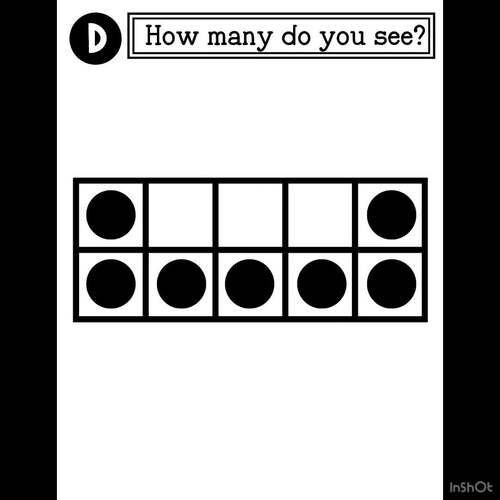Numbers Talks Ten Frames No Prep Task Cards Subitizing and Number ...