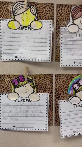 Ready, Set, Write! - Positive Self Concept Writing - I Like Me - Print ...