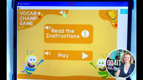 Boom Cards™ | Animals | Vocab Champ Game - Team of Two | Audio | TPT