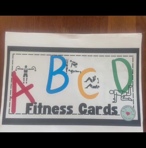 ABC Workout Cards | Alphabet Fitness Activities for PE, Brain Breaks ...