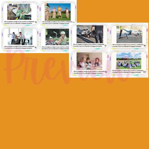 Tarjetas de Tareas de Visualización | Estrategia de Comprensión Lectora