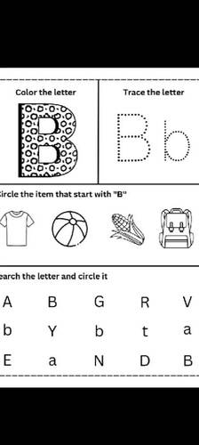 beginning sounds coloring worksheets by TeacherTrail Treasures | TPT