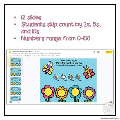 Skip Counting by 2s, 5s, and 10s Print and Digital Activity Bundle