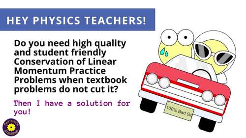 Conservation of Linear Momentum Practice Problem Worksheets for Physics