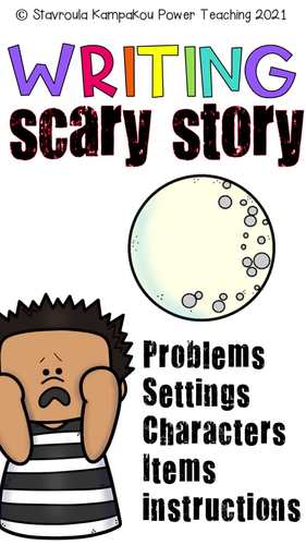 Halloween Short Story Writing Prompts Write a Scary Story | TpT