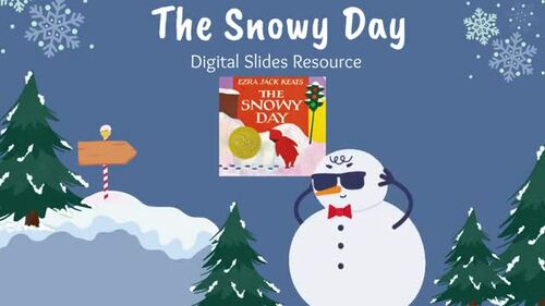 The Snowy Day Literacy Unit - Book Companion - Google Slides - Digital