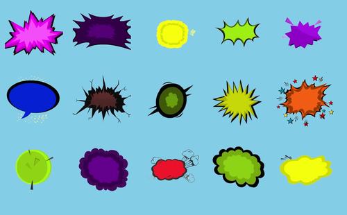 15 Animated Comic Bubbles #2 by The Asset Shop | TPT