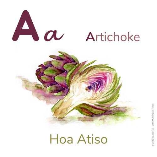 Vietnames Resources - Alphabet of Vegetable in Vietnamese and English ...