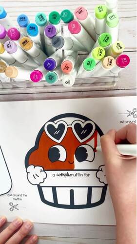 What We Love About Compliment Cards - Bucket Filler Template ...