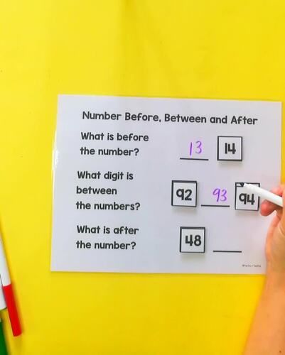 Place Value Tens and Ones Math Center Activity by The Joy in Teaching