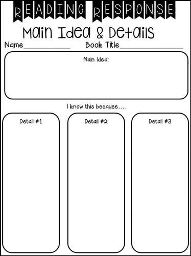 Reading Response Worksheets Aligned with Common Core Standards by Page ...