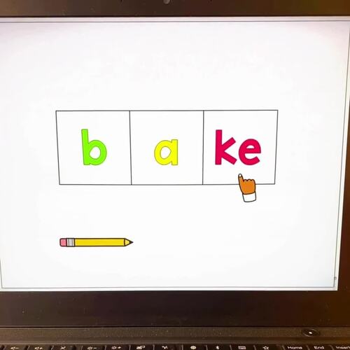 Fun Phonics CVCe Magic e Words Segmenting and Blending Words Slideshow