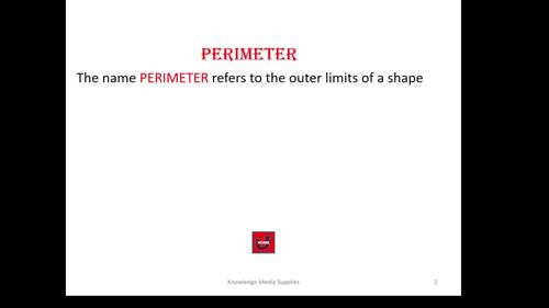 Area and Perimeter PowerPoint bundle by Knowledge Media Supplies