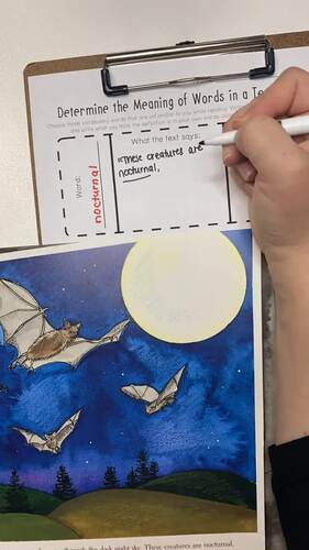 Determine the Meaning of Words & Phrases Informational Text RI 3.4 ...