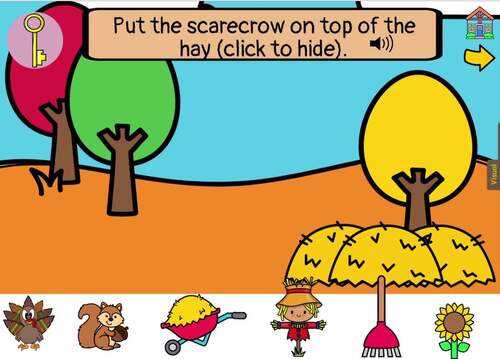 Fall Boom Cards | Spatial Concepts & Following Directions for Speech ...