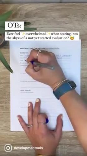 *Occupational Therapy Handwriting Evaluation & Assessment - ALL IN ONE ...