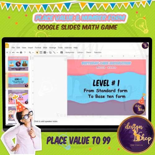 Place Value Games and Task Cards Google Slides Distance Learning - Bundle