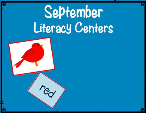 September Literacy & Math Centers: Back to School Theme | TPT
