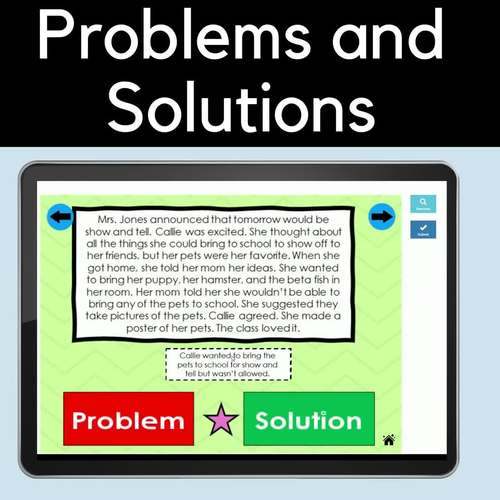 Problems and Solutions Boom Cards by Hands on Learning LLC | TpT
