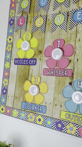 Voice Level Posters I Love the 80s Retro Classroom Decor | TPT
