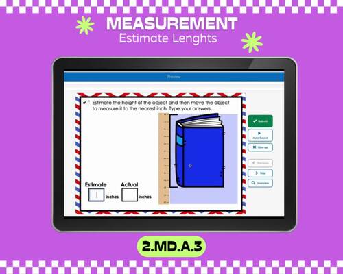 Estimate Lengths 2.MD.A.3- Set 1 by Wanderlust Designer | TPT