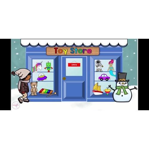 Winter Number Recognition Digital Game for Google Slides™ | TPT