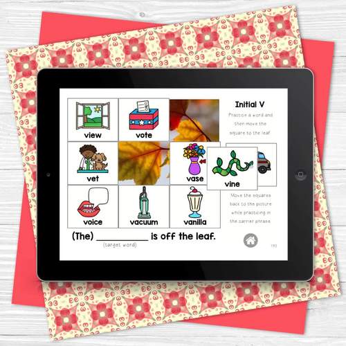 Fall Mystery Picture Articulation and Language Boom Cards by Thumb ...