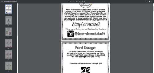 Friendship Bracelet Back To School Poem Cards by Born to EduKait