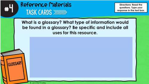Digital Grammar Activities - Reference Materials (L.5.4C) by Jennifer ...