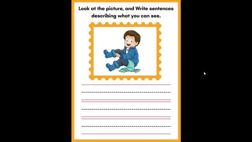 Winter Picture Writing Prompts Worksheets for kids to Write About ...