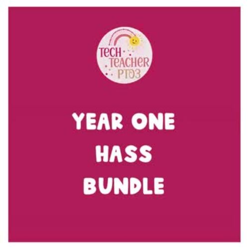 Geography and History Year 1 Bundle Australian Curriculum by Tech ...