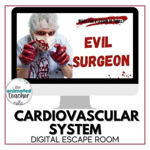 The Cardiovascular System Escape Room Activity Science Middle School