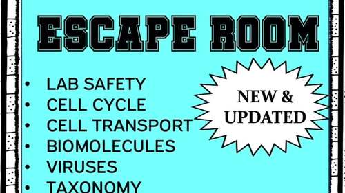 ESCAPE ROOM BUNDLE 10 PACK! by Science Fun With Mr Chun | TPT