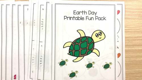 Earth Day Printable Fun Activities | Early Finishers | Write | Math ...