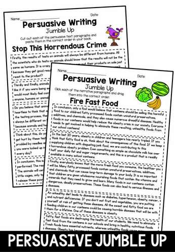 Paragraph Jumble Up Bundle by Pink Tulip Teaching Creations | TPT