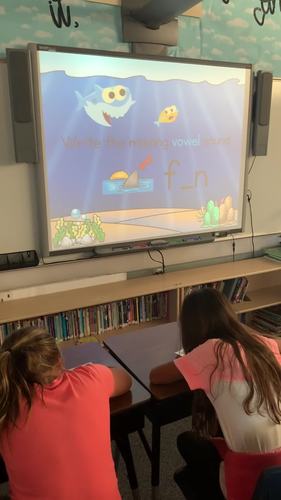 Shark Attack: Short Vowels by Lucky to Be in First by Molly Lynch