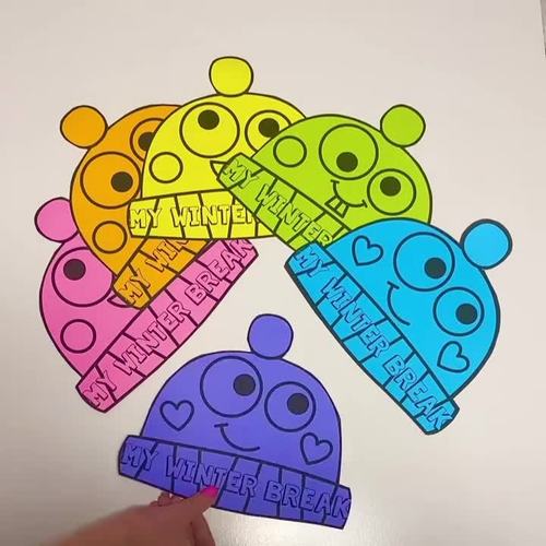 Winter Break Recount Writing Craftivity by The Young Educator | TPT