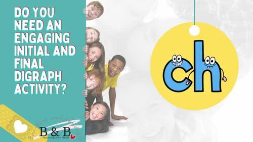 Digraph CH Initial Or Final Sound By B And B TPT