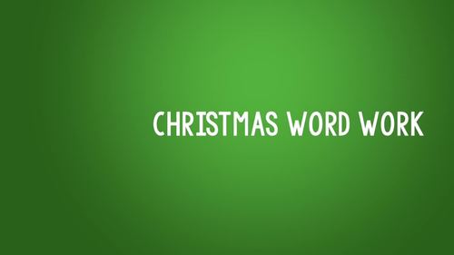 No Prep Christmas Word Work for Any List! by Crafty Curriculum | TPT