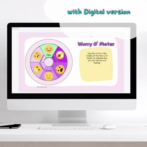 Worry-O-Meter: A CBT Anxiety Management Tool| Feelings Thermometer